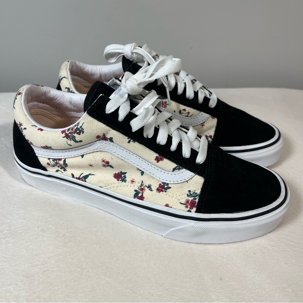 Vans Ditsy Floral Old Skool Classic Skate Shoe Low To… - Gem